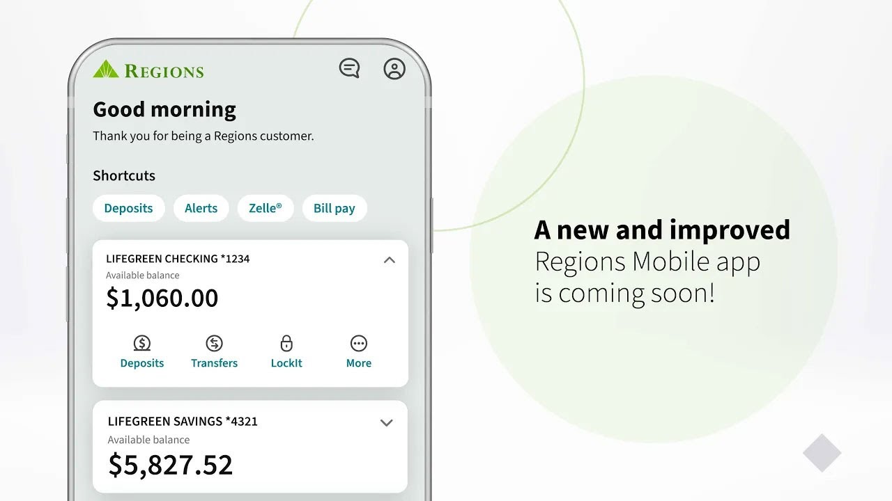 Our New and Improved Mobile App | Regions Bank - YouTube