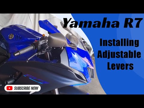 YAMAHA R7 Installing Adjustable Levers Womet Tech Levers Precision ...