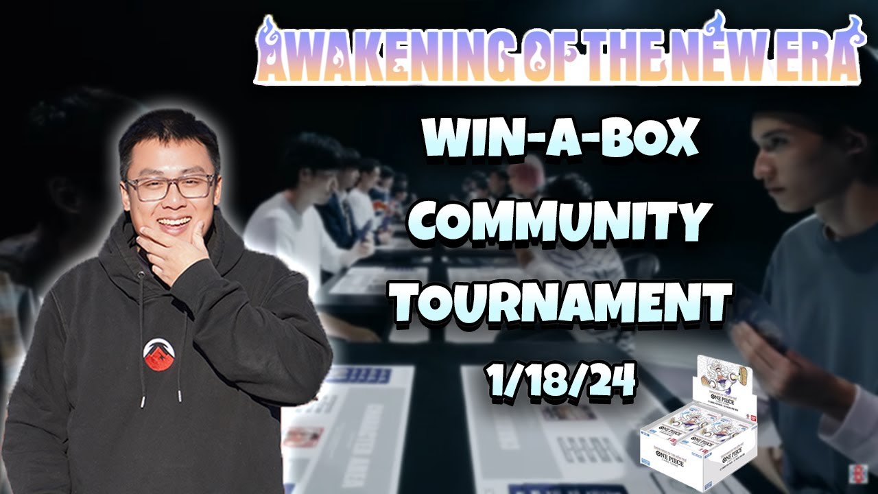 OP05 24 Player Win-A-Box Tournament | One Piece Trading Card Game - YouTube