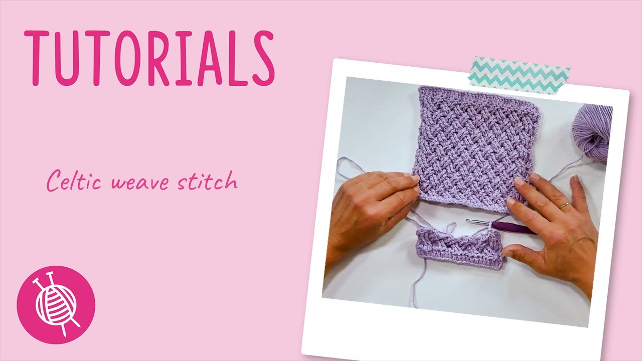 Stitch of the Month January: Celtic weave stitch - YouTube