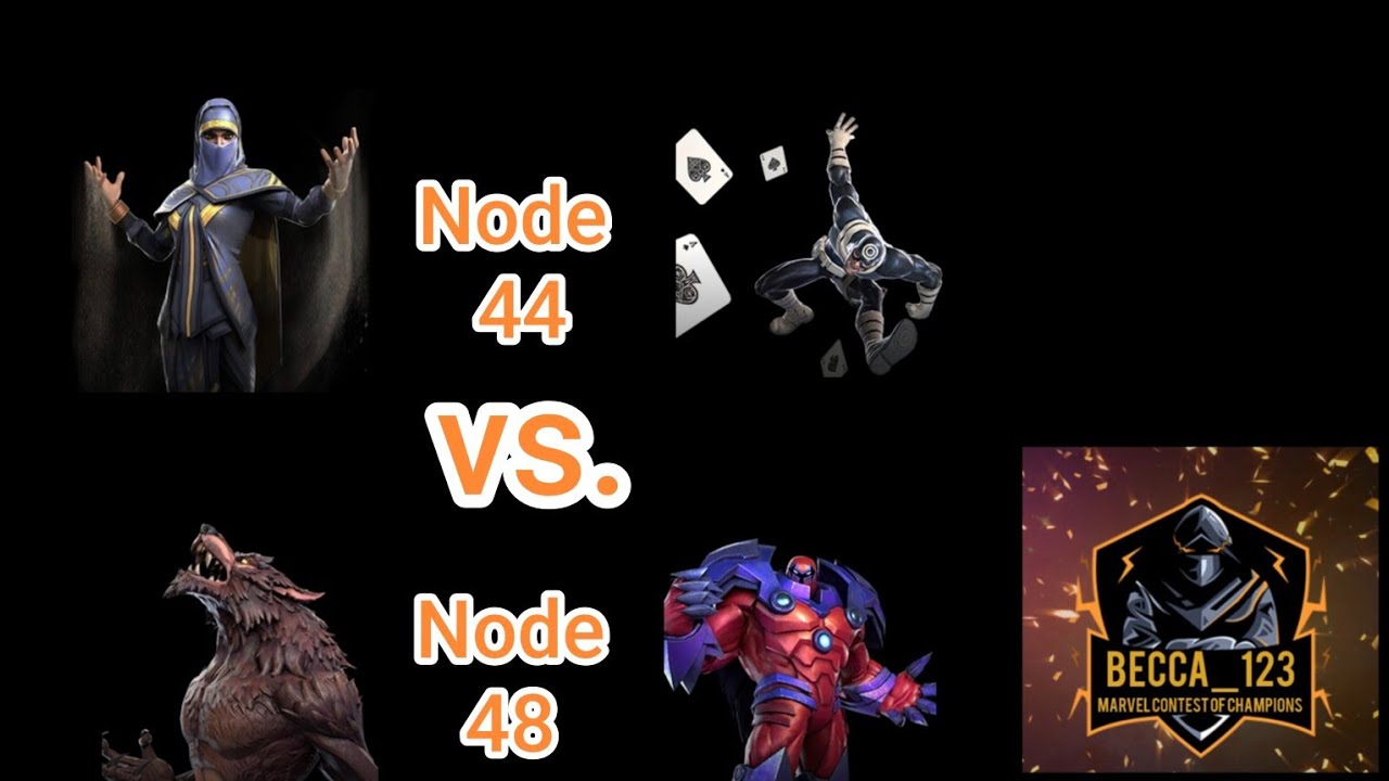 R4 Dust vs.R4 Bullseye Node 44 + R4 Wolf vs.R4 Onslaught Node 48 | MCOC ...