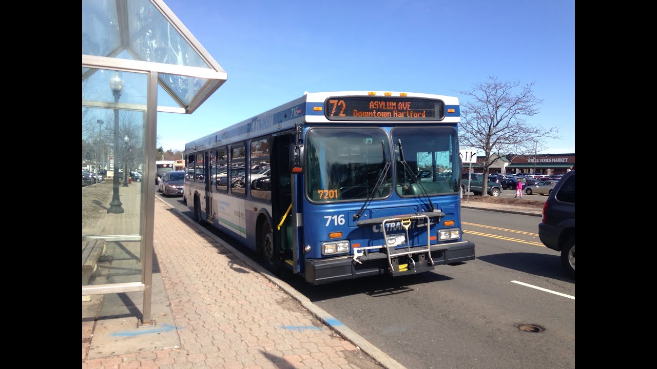 Ride On: CTtransit #716 on the 72A - YouTube