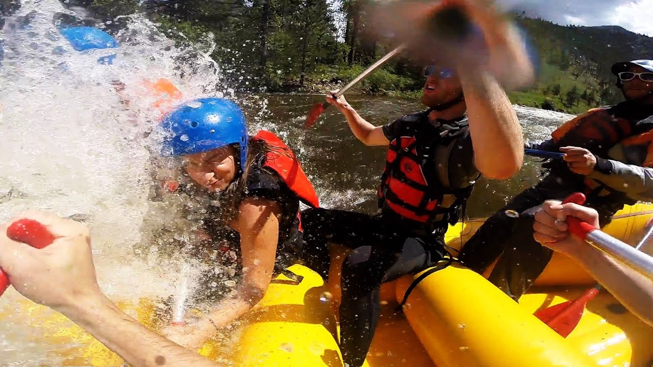 Poudre River Colorado White water rafting - YouTube