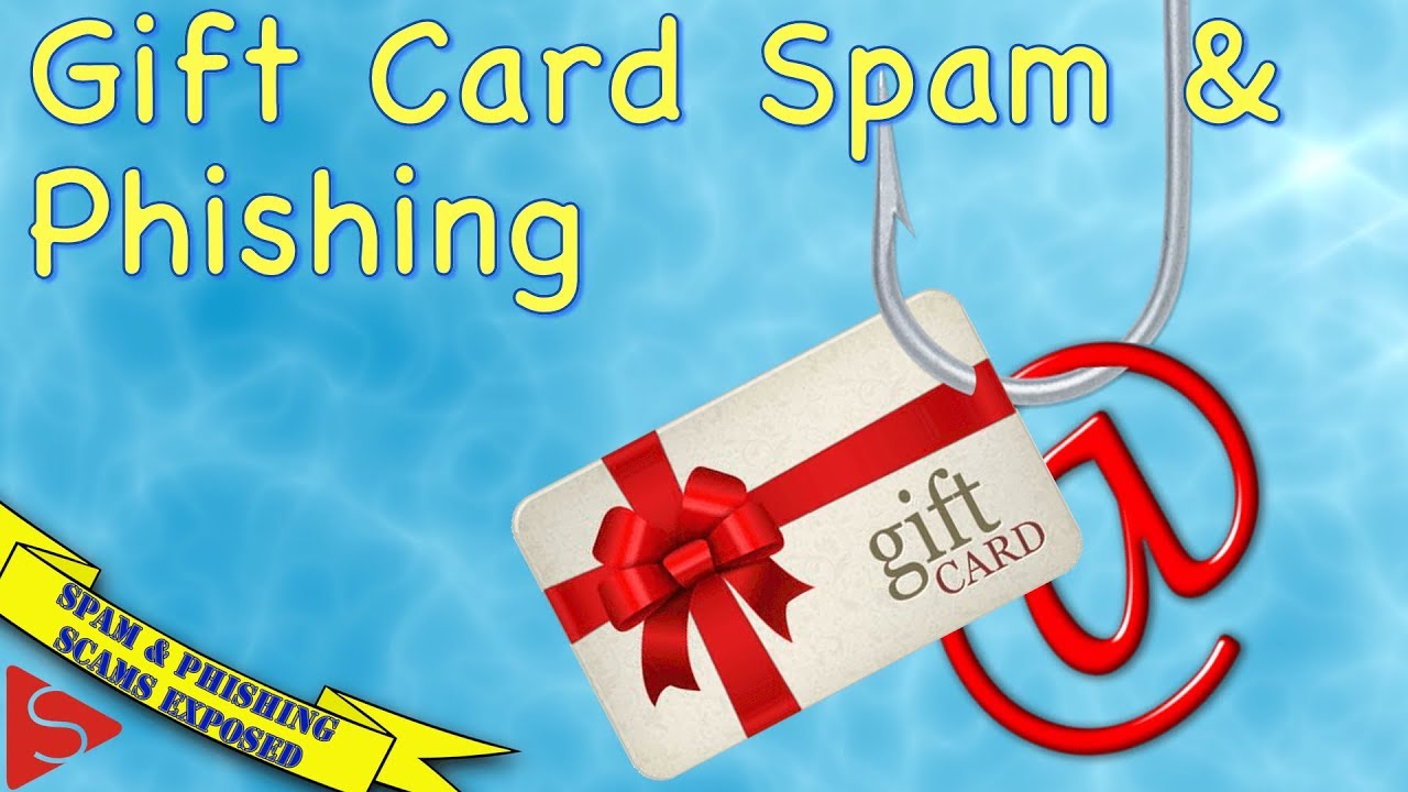 Spam & phishing emails offering gift cards exposed and explained - YouTube