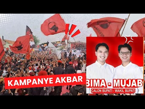 Kampanye Calon bupati dan wakil bupati Tegal BIMA - MUJAB - YouTube