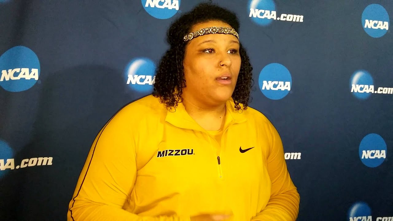 Kearsten Peoples of Missouri - 2015 NCAA DI Weight Throw Champion - YouTube