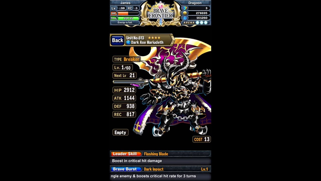 [Brave Frontier] Behold! The strongest character in brave frontier ...