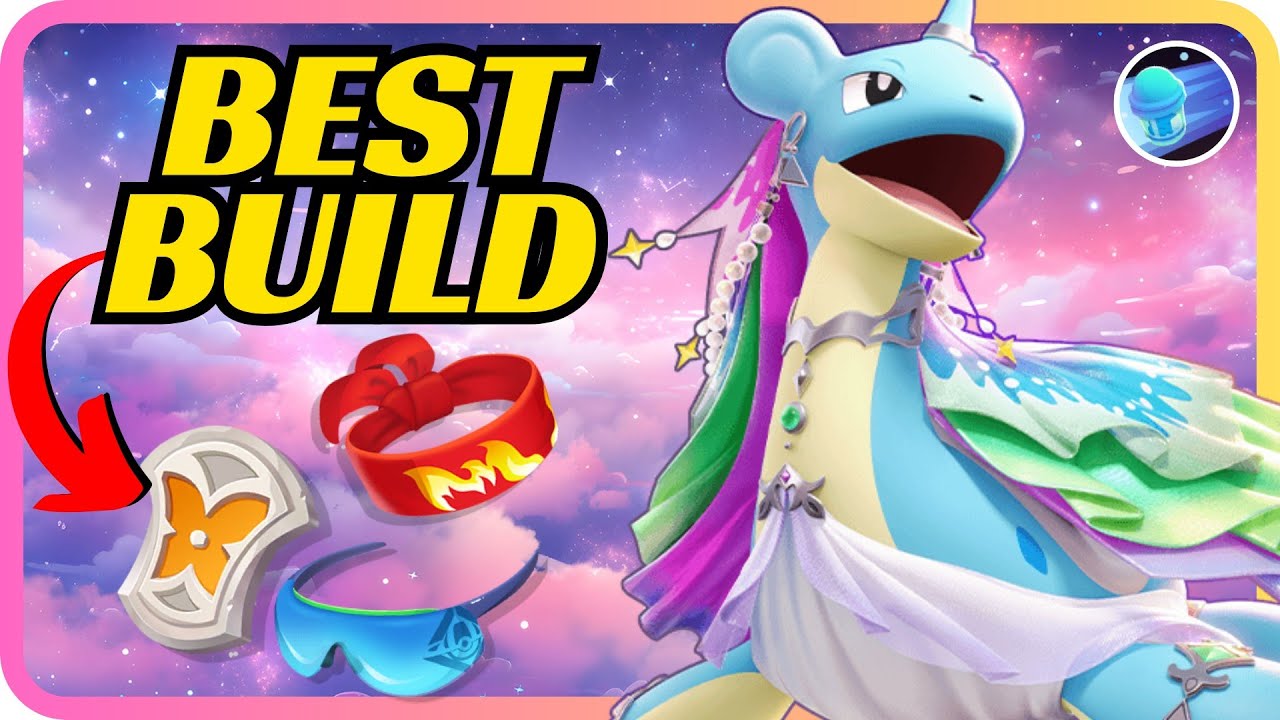 LAPRAS MEGA CARRY BUILD || Pokemon Unite Best Lapras Build & Gameplay🏆 ...