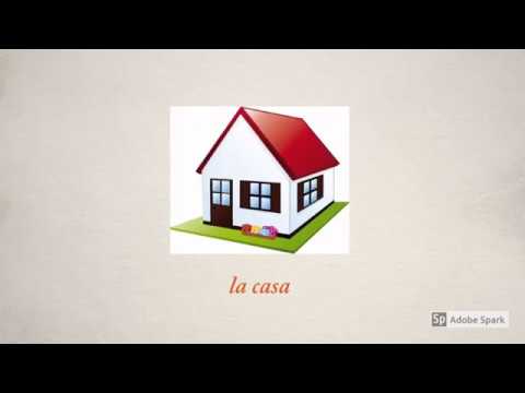 Léxico de la Casa - Vocabulario de la Casa - YouTube
