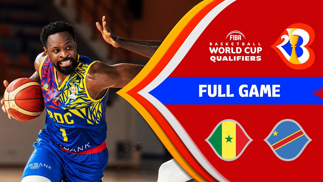 🇸🇳 SEN - 🇨🇩 COD | Basketball Full Game - #FIBAWC 2023 Qualifiers - YouTube