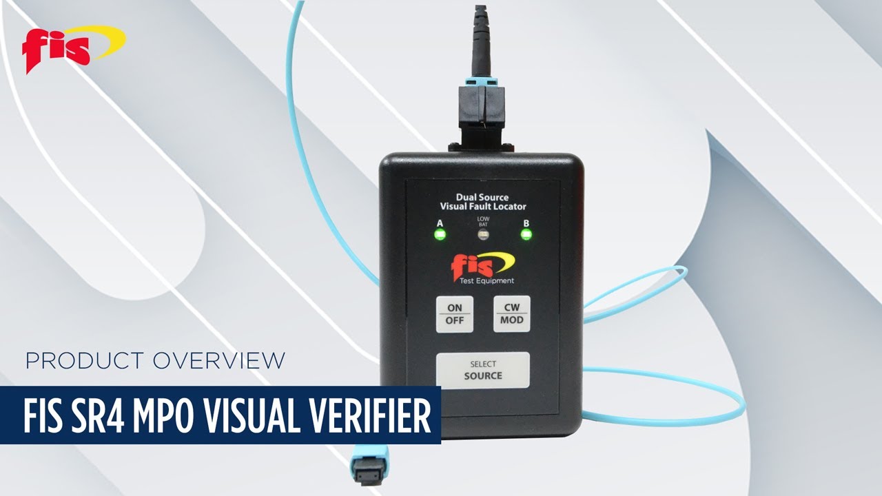 FIS SR4 MPO Visual Verifier - YouTube