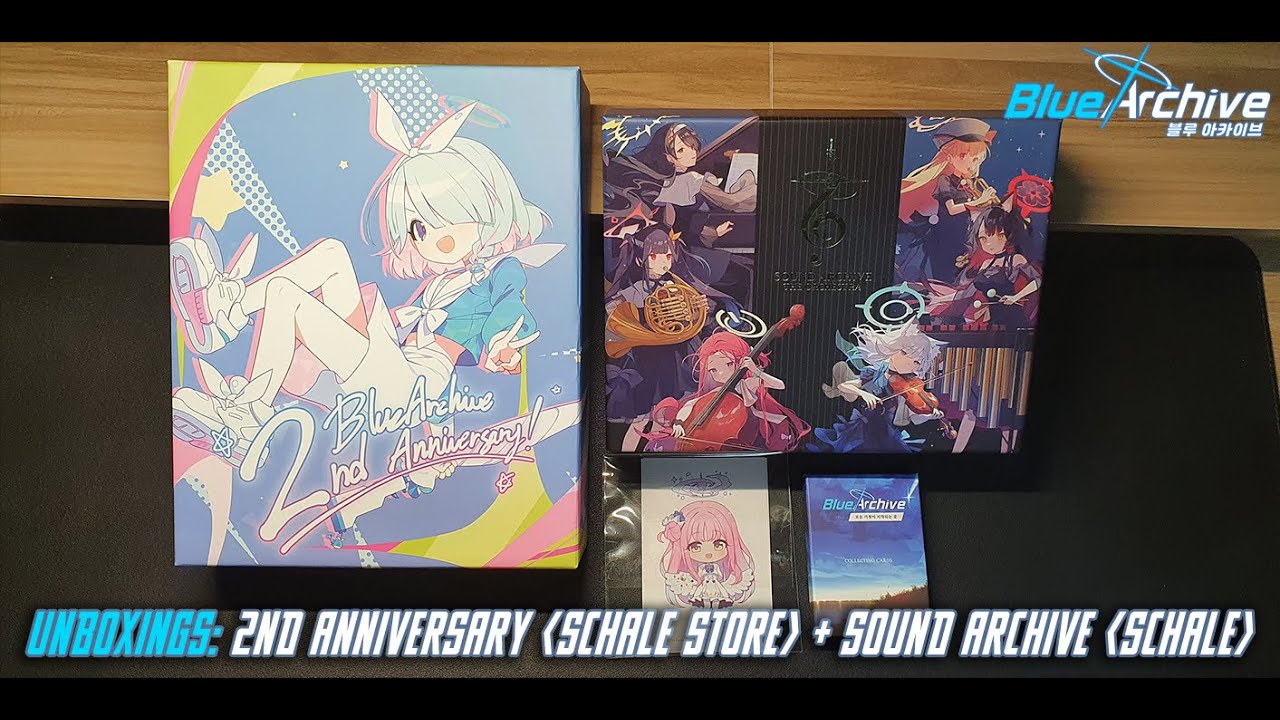 Blue Archive - Unboxing - Blue Archive 2nd Anniversary (SCHALE Store ...
