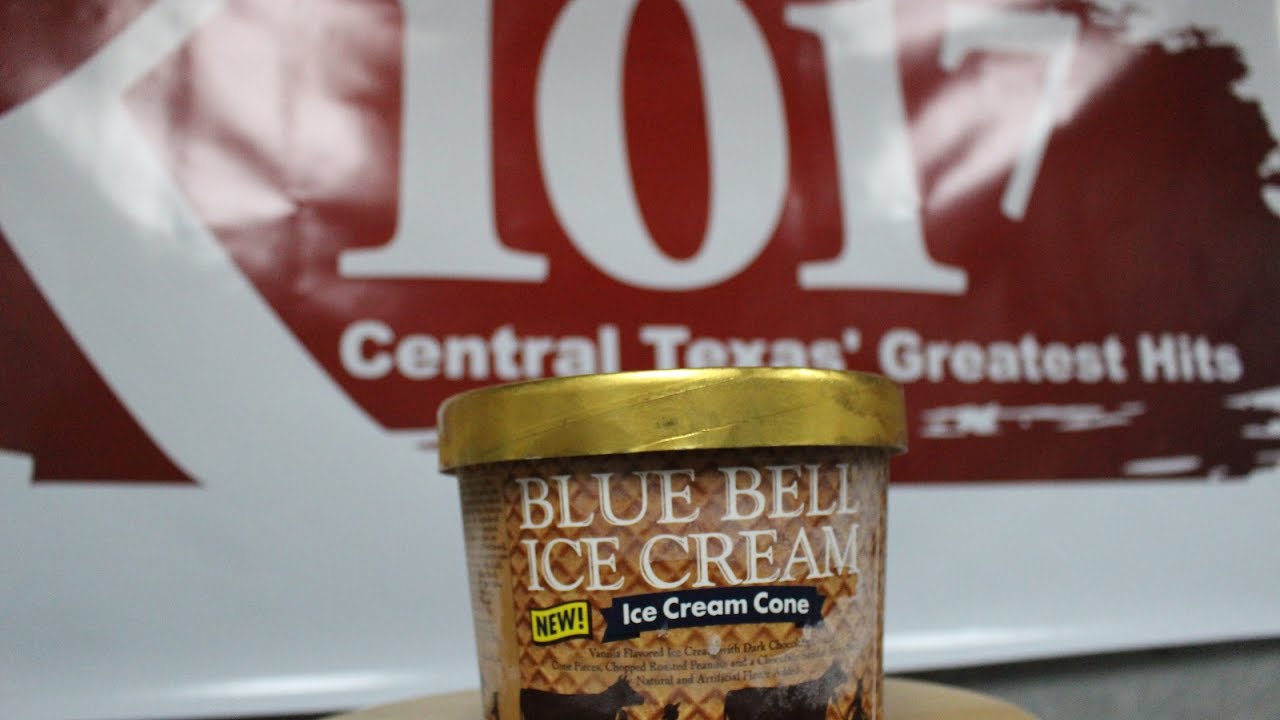 Darren Tries Blue Bell's New Ice Cream Cone Flavor - YouTube