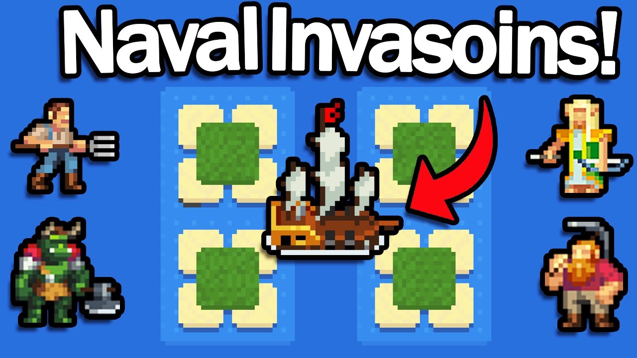 4 Empires Fight Through Naval Invasions! - (WorldBox) - YouTube