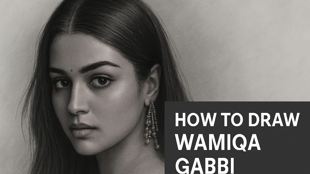 How to draw wamiqa gabbi sketch 🥰 #draw #trending #art #video #drawing ...