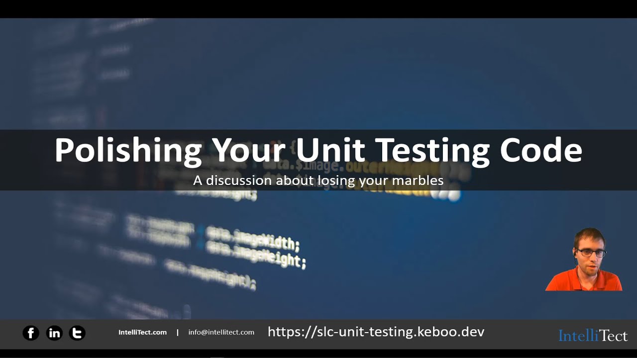 Polishing Your Unit Testing Code - YouTube