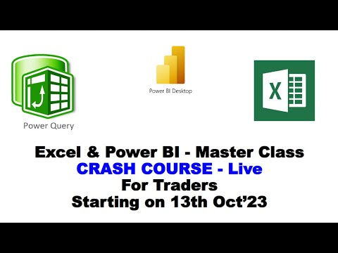Excel and Power BI Master Class | Live | Crash Course | Starting on ...