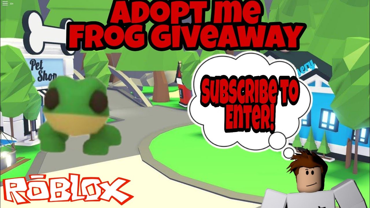 ADOPT ME FROG GIVEAWAY |roblox adopt me - YouTube