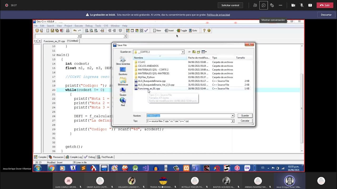 Ejercicio por valor centinela - While Funciones - YouTube