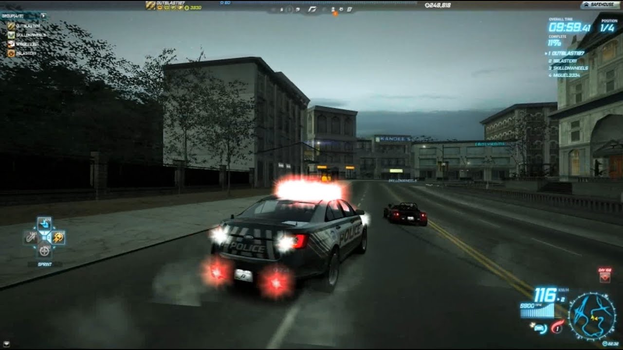 NFS World - Cop Chase - YouTube