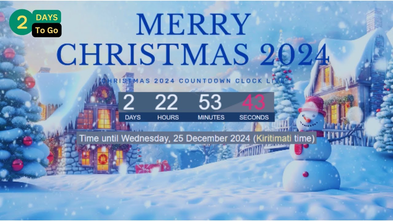 Countdown To Christmas 2024 LIVE Stream🎅Snowfall Ambience and Music - YouTube
