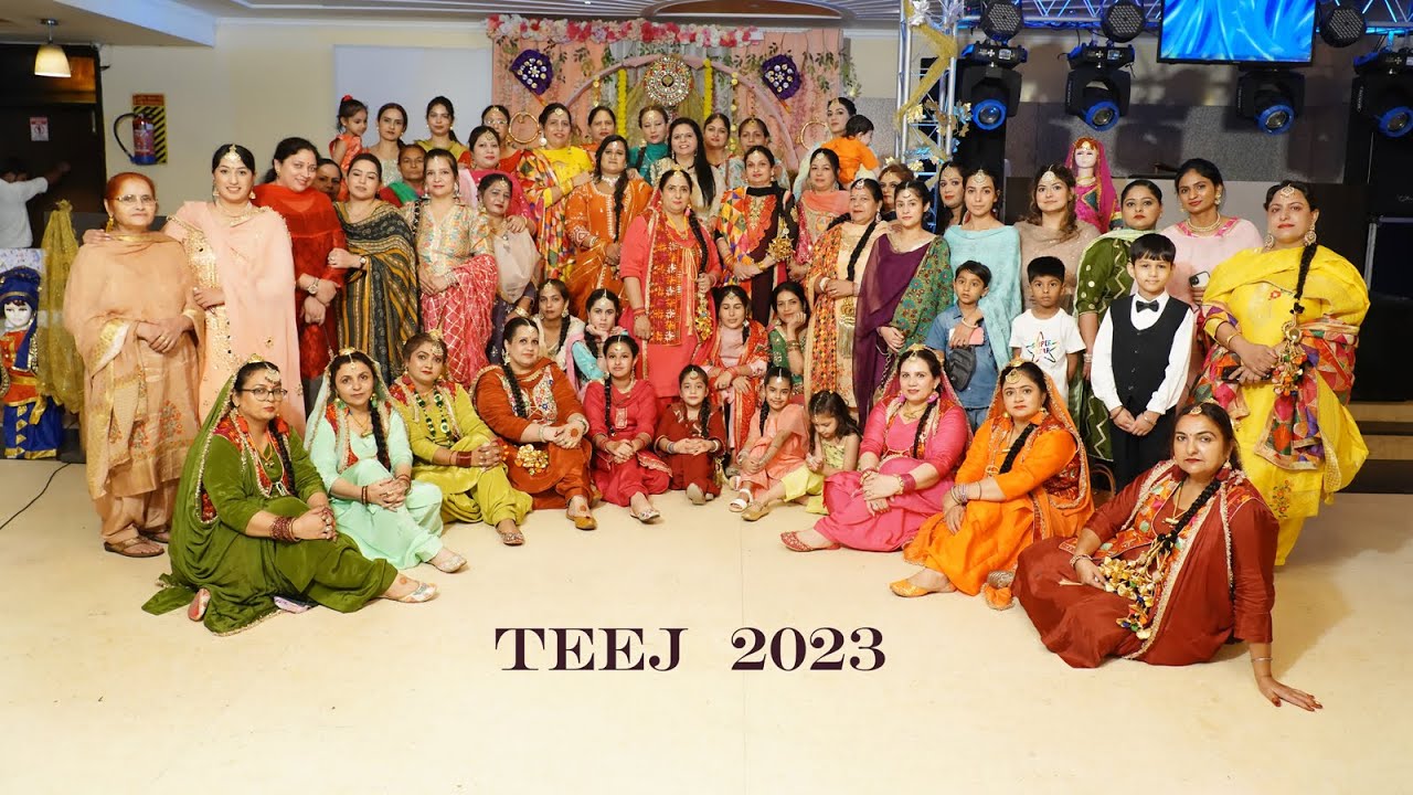 Best Teeyan Da Mela (Teej) 2023 Bhangra Giddha Dance Performance| In ...