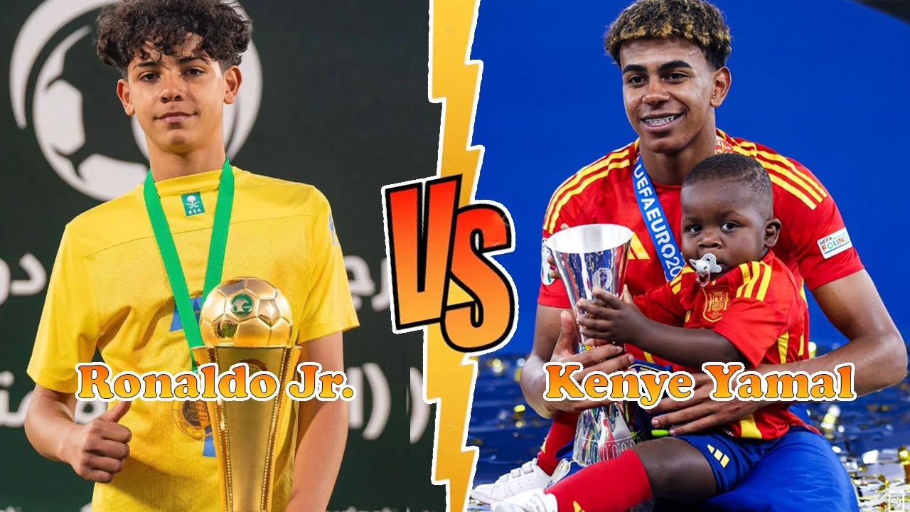 Cristiano Ronaldo Jr. VS Kenye Yamal ( Lamine Yamal's brother ...