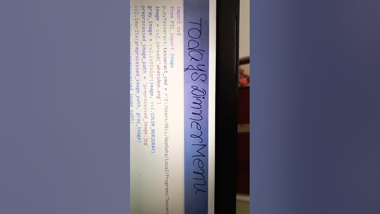 Convert Handwritten Image To Text || Python PROGRAMMING #python #coding - YouTube