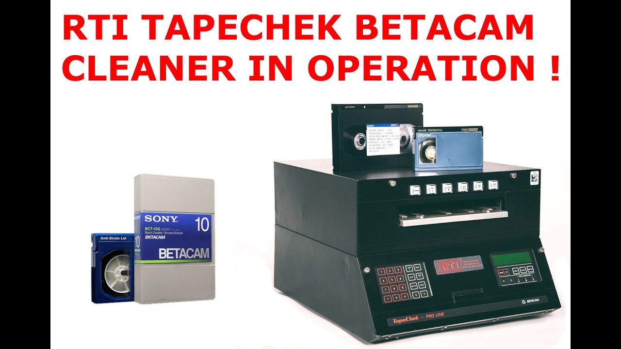 RTI Tapecheck Pro Line 4100 - YouTube