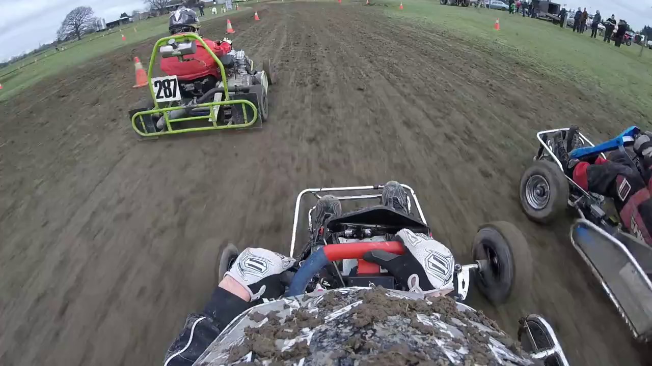 Grass Karting Christchurch 2/7/17 250cc - YouTube