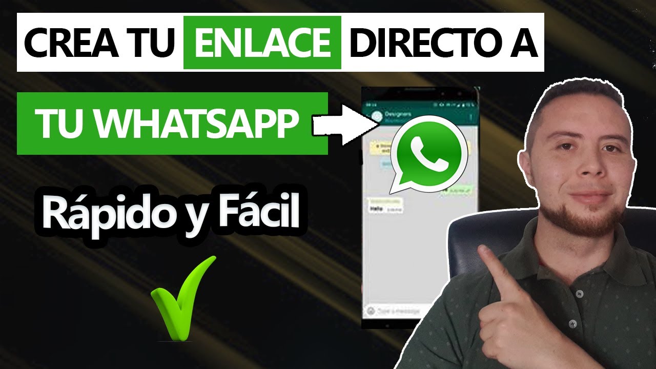 Cómo Crear tu LINK Directo a tu WhatsApp (Fácil) 2024 - YouTube