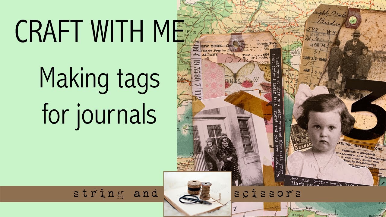 Craft With Me: Making Tags - YouTube