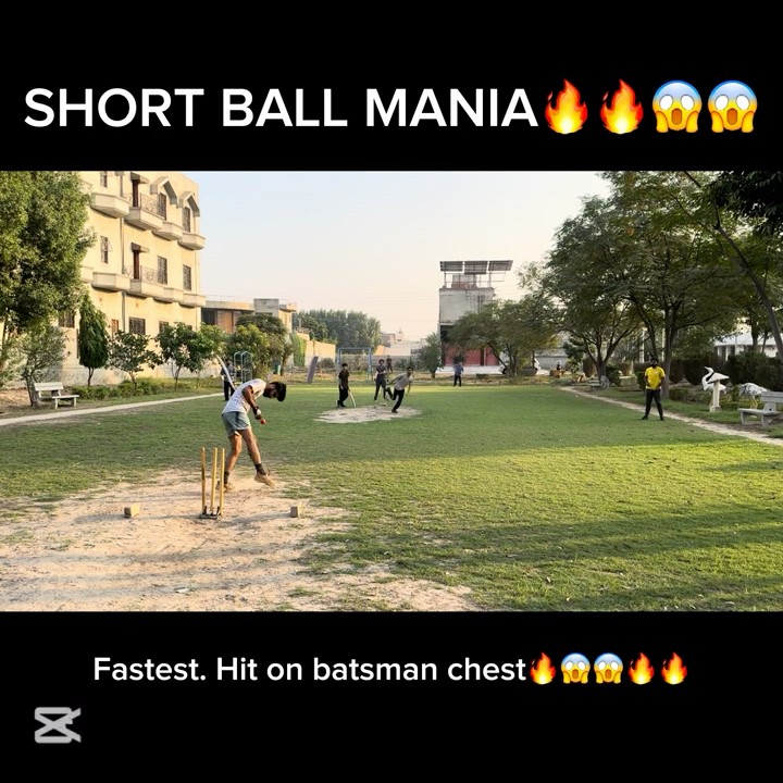 Bowler Pace Short Ball Bouncers 🔥Pace Mania On Cricket Pitch To Batsman ...