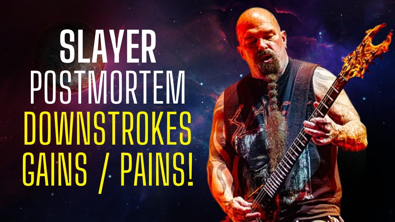 How to play Slayer Postmortem verse [Downstroke Hell] - YouTube