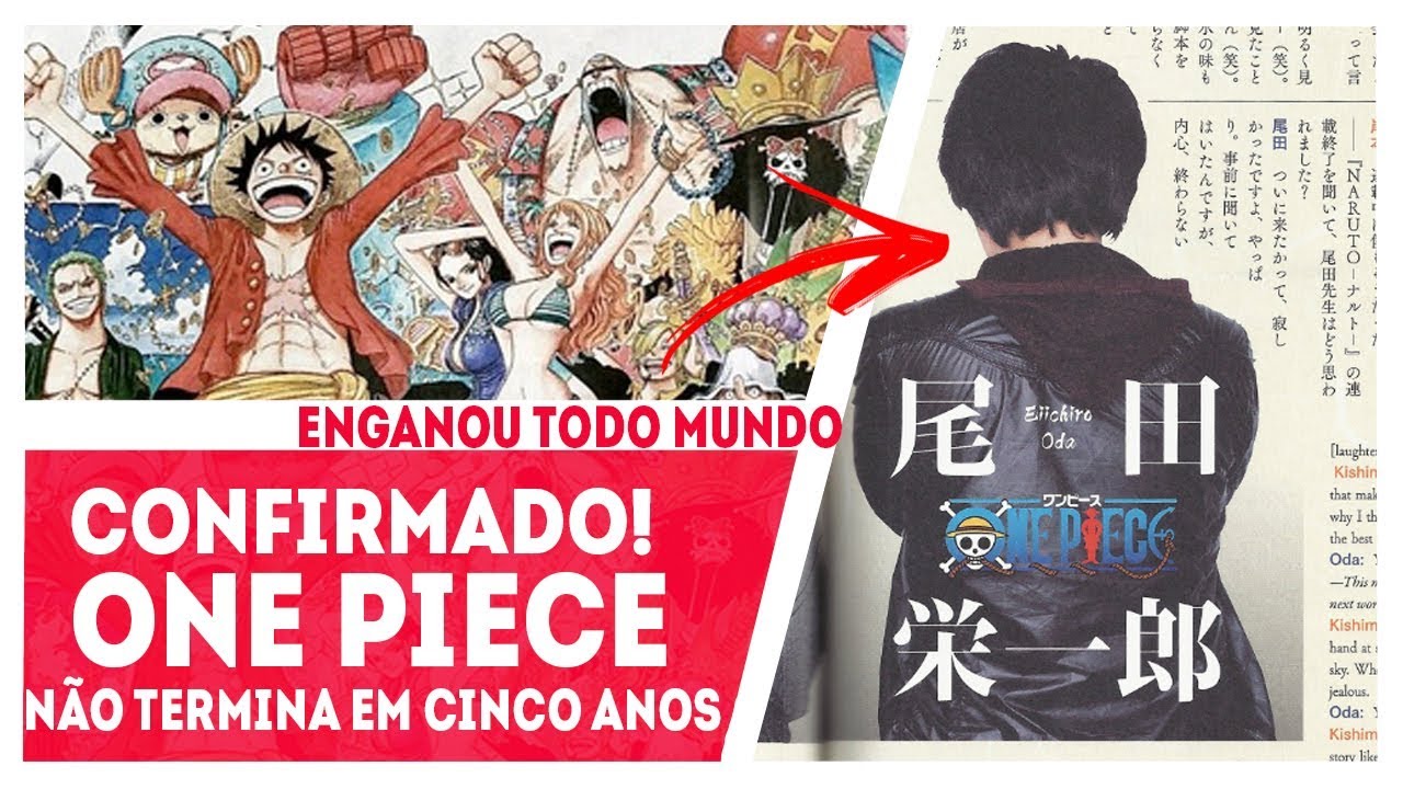 FOMOS TAPEADOS - ONE PIECE DIFICILMENTE IRÁ TERMINAR EM CINCO ANOS - A ...