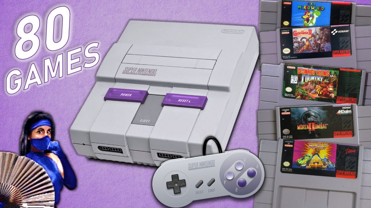 Top Best Favorite SNES SUPER NINTENDO GAMES (with title screens) - SRVG ...