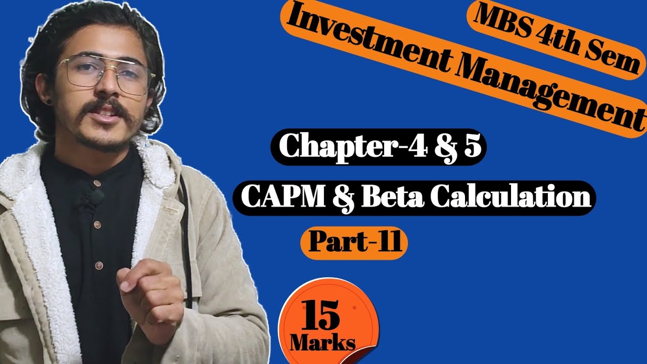 investment management, MBS 4th Semester, Chapter 5|| part-11//Capital ...