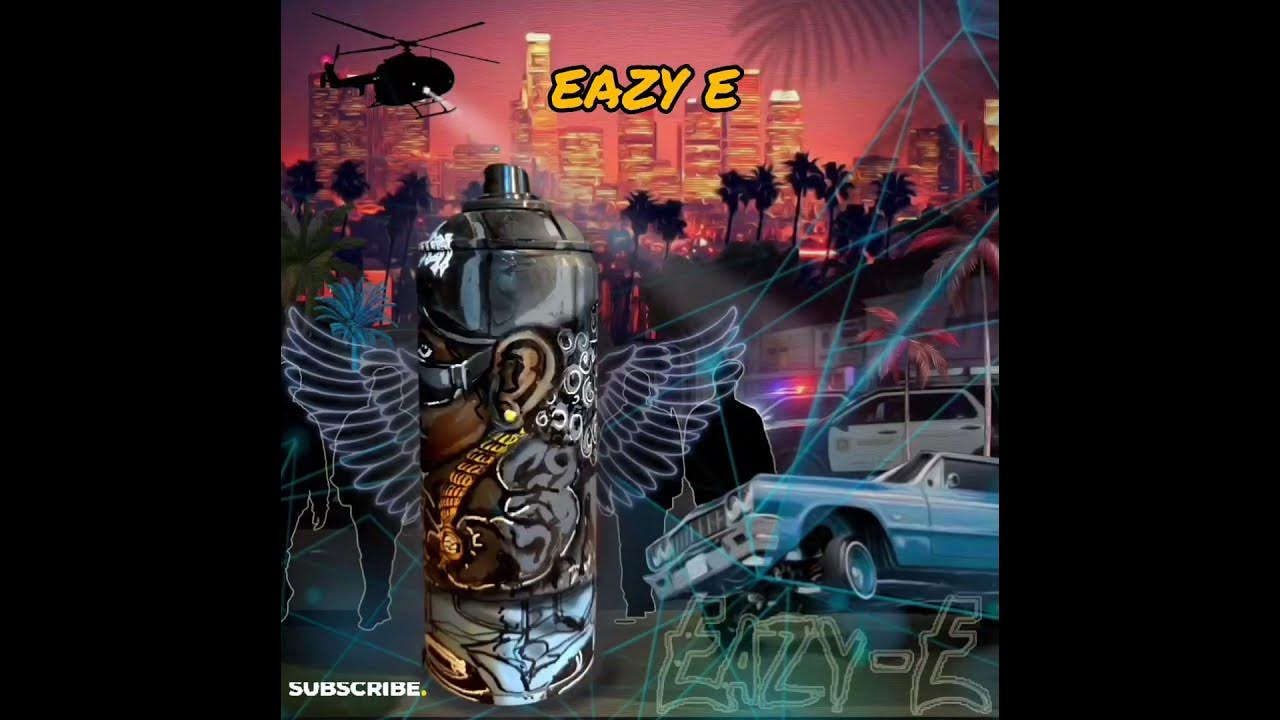 EAZY E (1964-1995) Drawing with acrylic paint on spray paint can - YouTube