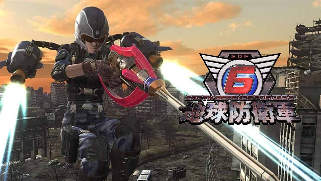 【EDF6】Playing EDF6 Hard Mode with Wingdiver #9【Earth Defense Force 6 ...