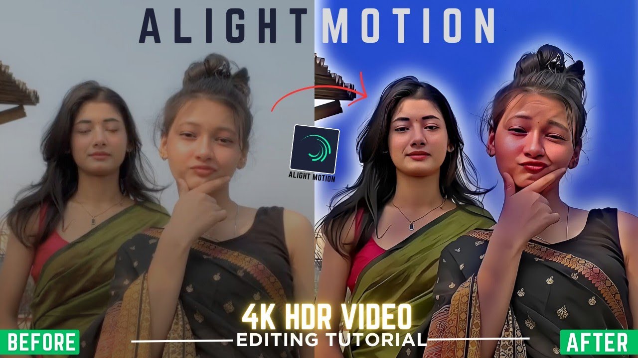 Alight Motion Video Editing 😍 | How To Edit 4K HDR Video Tutorial | How ...