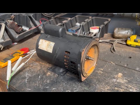 Motor elétrico com 2 potências diferentes, esquema de bobinagem Bomba ...