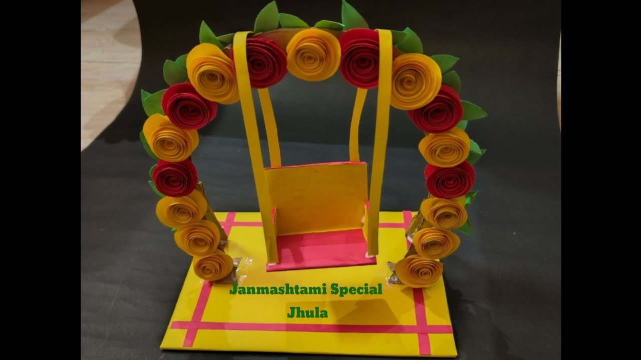 DIY Krishna Jhula For Janmashtami || Easy And Beautiful Jhula For ...