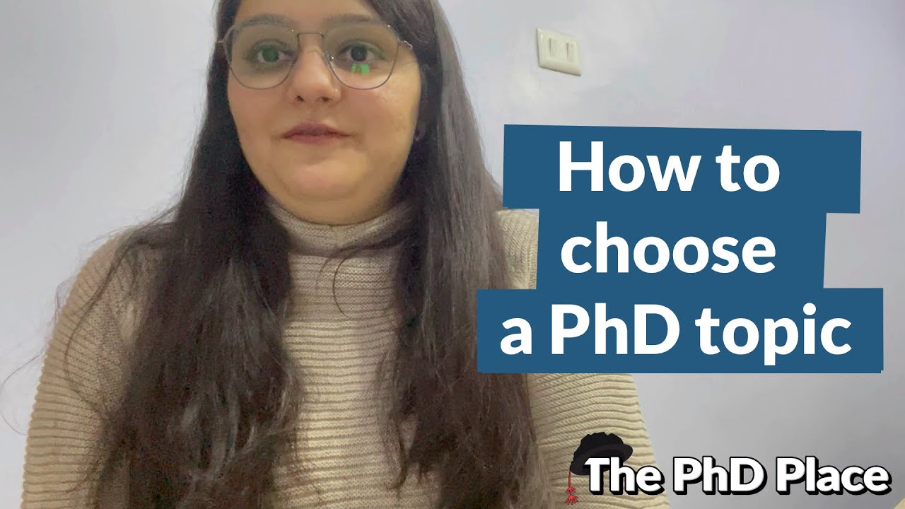 How to choose a research area - PhD Talk - YouTube