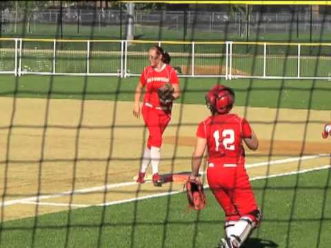 Glenwood Softball Hands Shutout Loss to SHG - YouTube