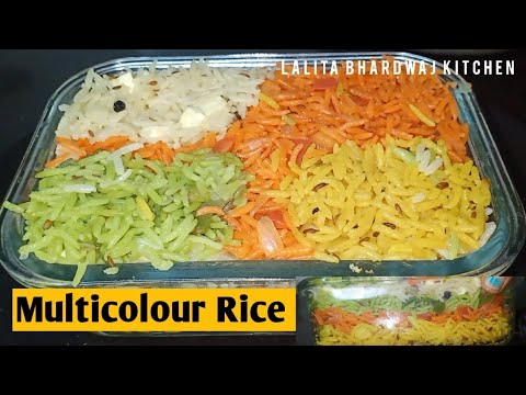 Multicolour Rice|Rainbow Rice|Colourful Rice || - YouTube