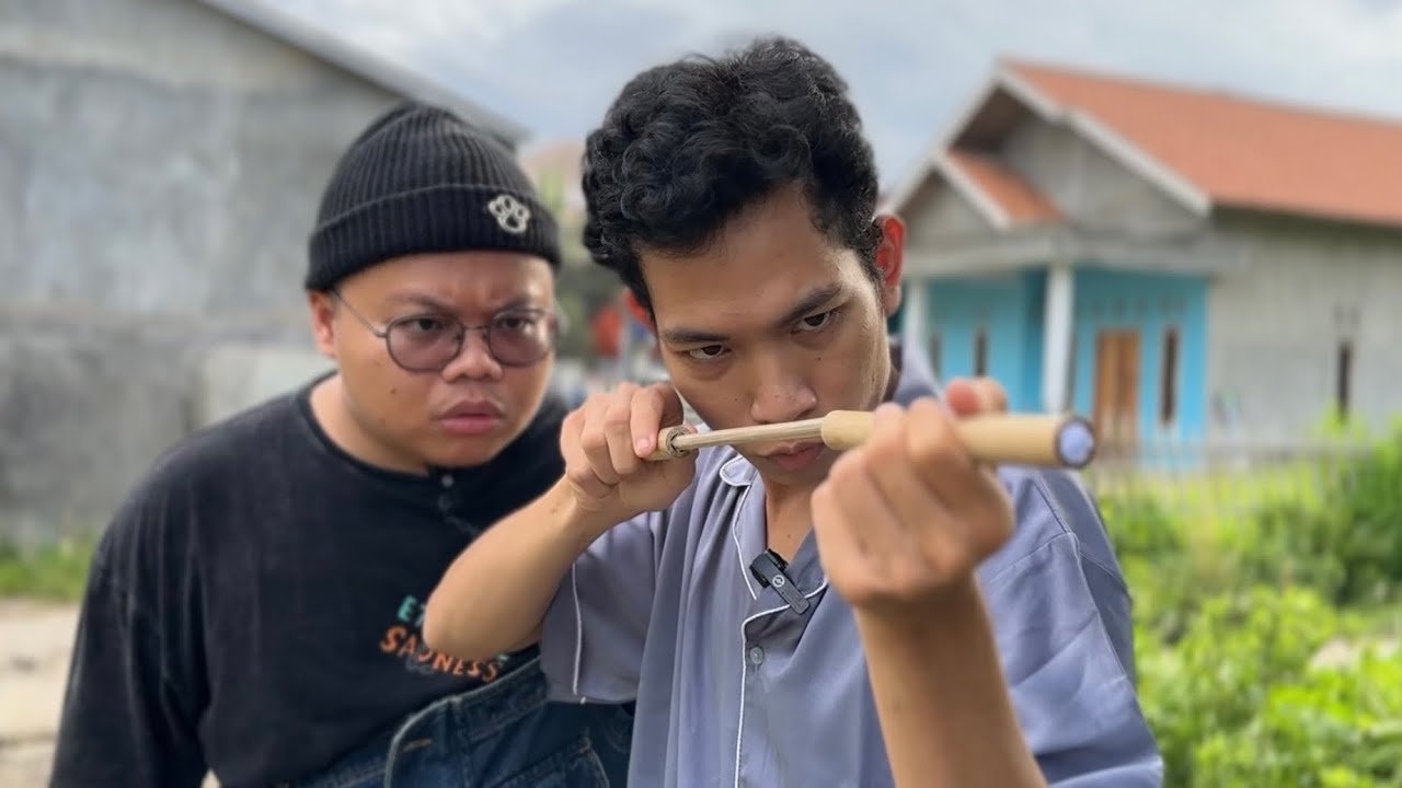 DWIKI DIAJAK MAIN PLETOKAN BAMBU - YouTube