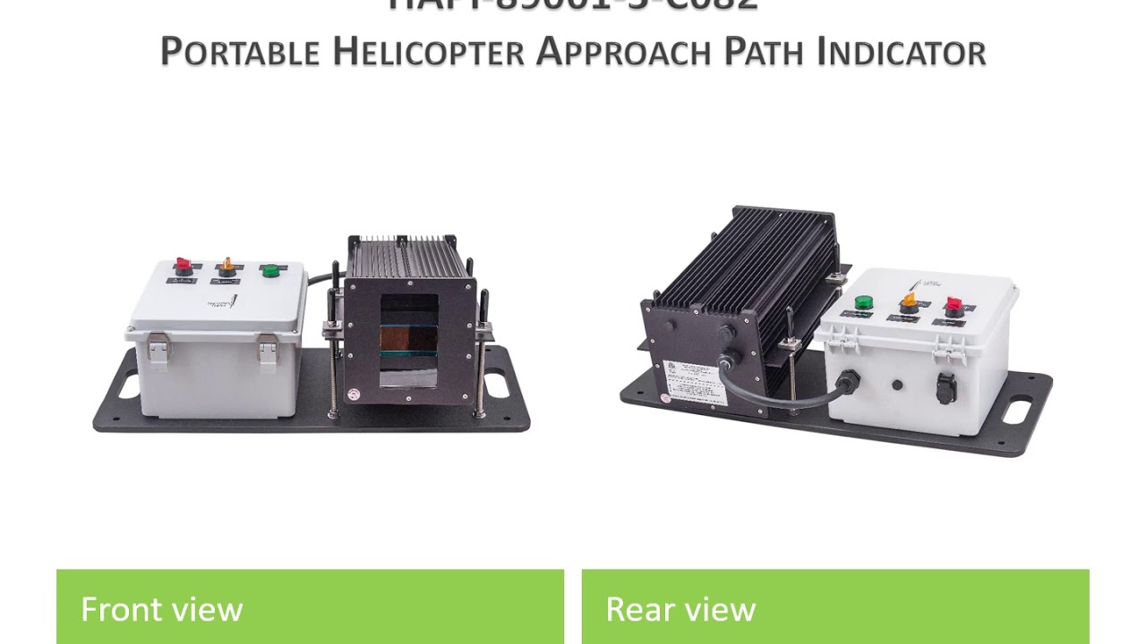 Portable Helicopter Approach Path Indicator - YouTube
