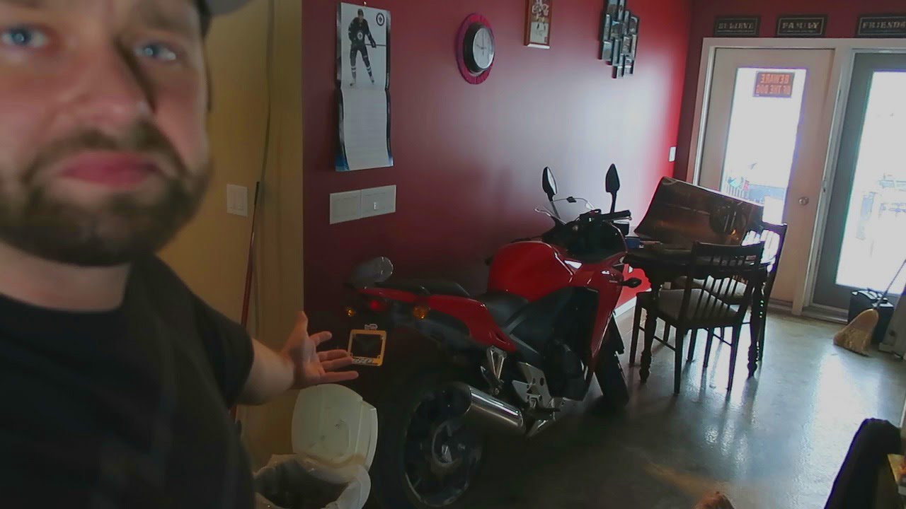 MOTORCYCLE IN THE HOUSE..again - #591 - YouTube