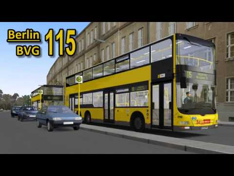 OMSI | Berlin | BVG 115 | MAN A39 (DL05) | Timelapse - YouTube