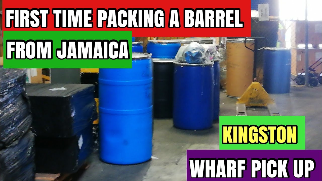 HOW TO PACK A BARREL FROM JAMAICA 🇯🇲 / BARREL PICK UP - YouTube